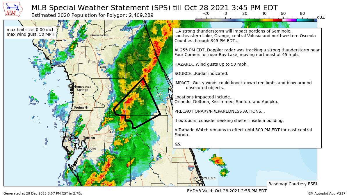 IEM :: SPS from NWS MLB
