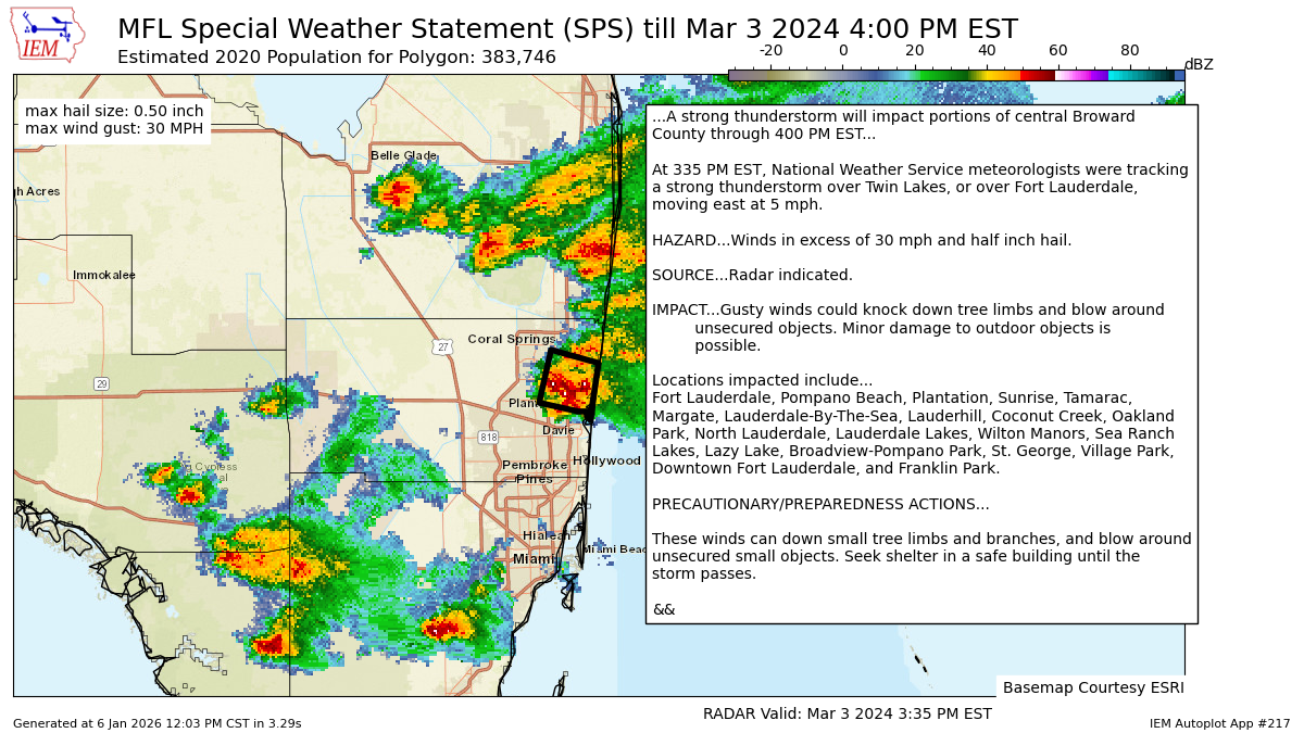 IEM :: SPS from NWS MFL