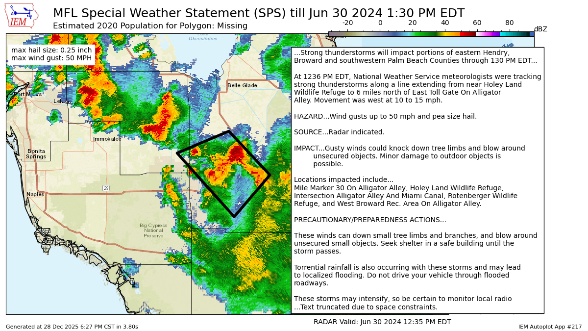 IEM :: SPS from NWS MFL