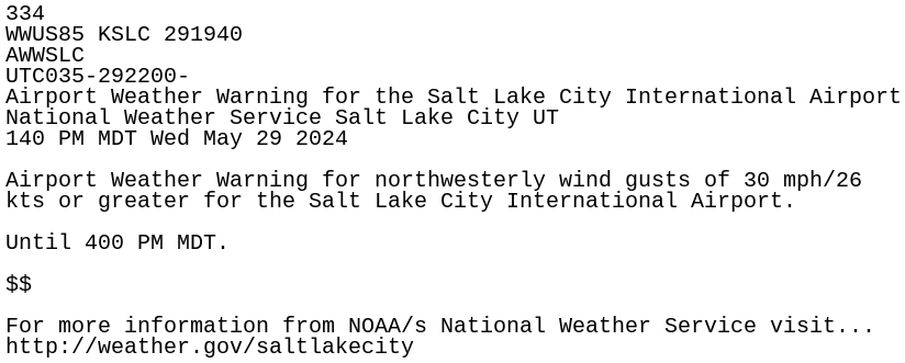 IEM :: AWW from NWS SLC IEM :: AWW from NWS SLC